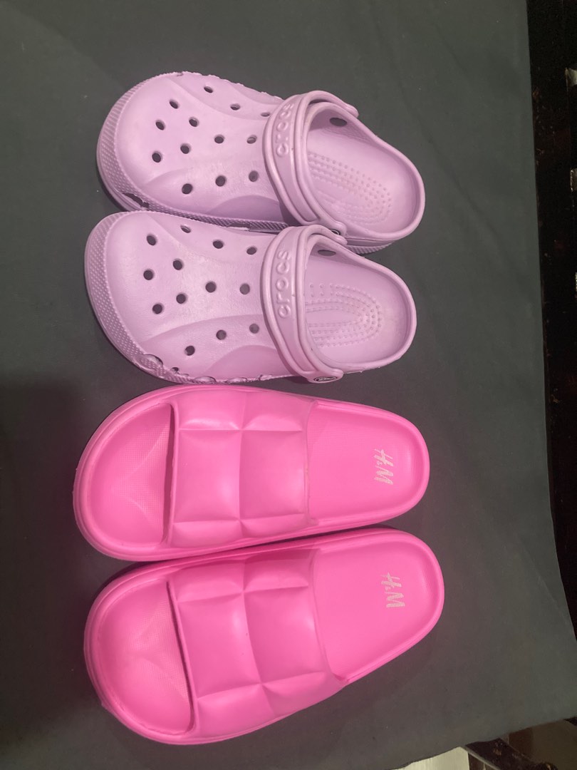 Crocs x HNM, Women's Fashion, Footwear, Slippers and slides on Carousell