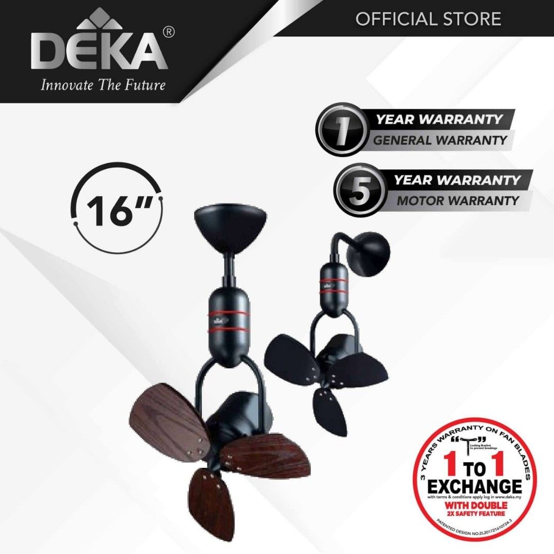 DEKA ceiling fan, Furniture & Home Living, Lighting & Fans, Fans on ...