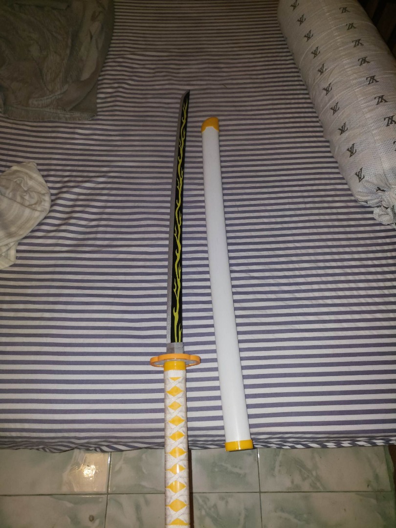 Demon Slayer Sword Zenitsu (with stand) on Carousell