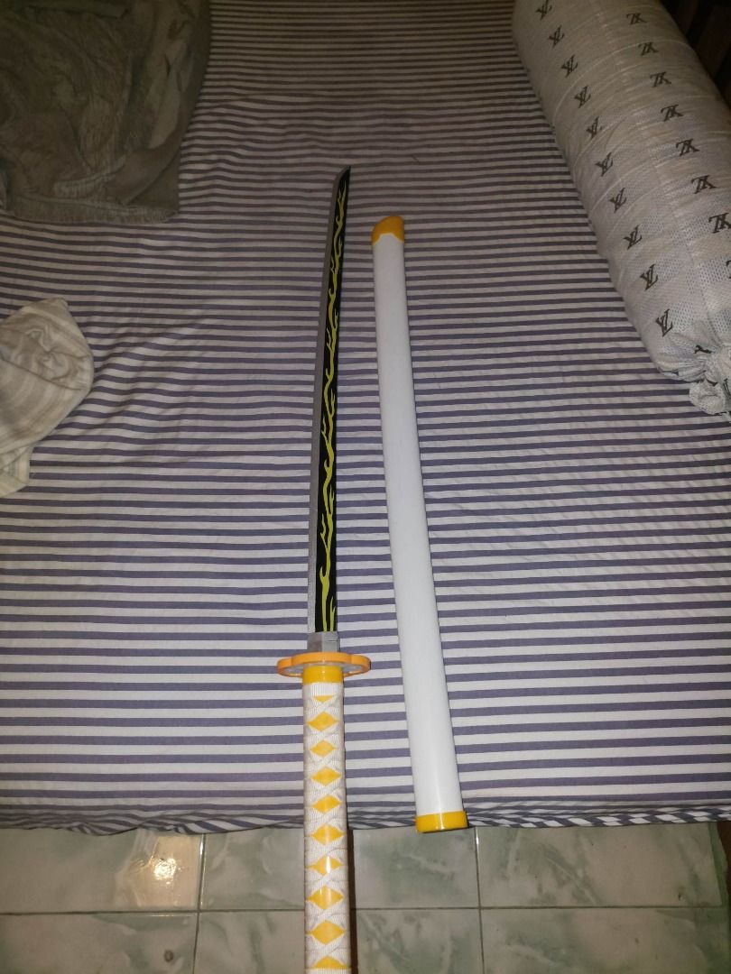 Demon Slayer Sword Zenitsu (with stand) on Carousell