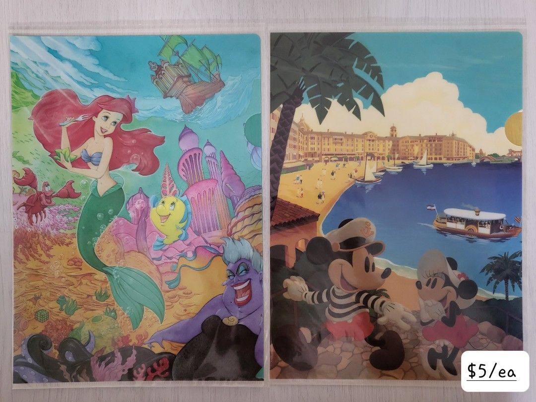 Disney A4 File, Hobbies & Toys, Stationery & Craft, Stationery & School Supplies on Carousell