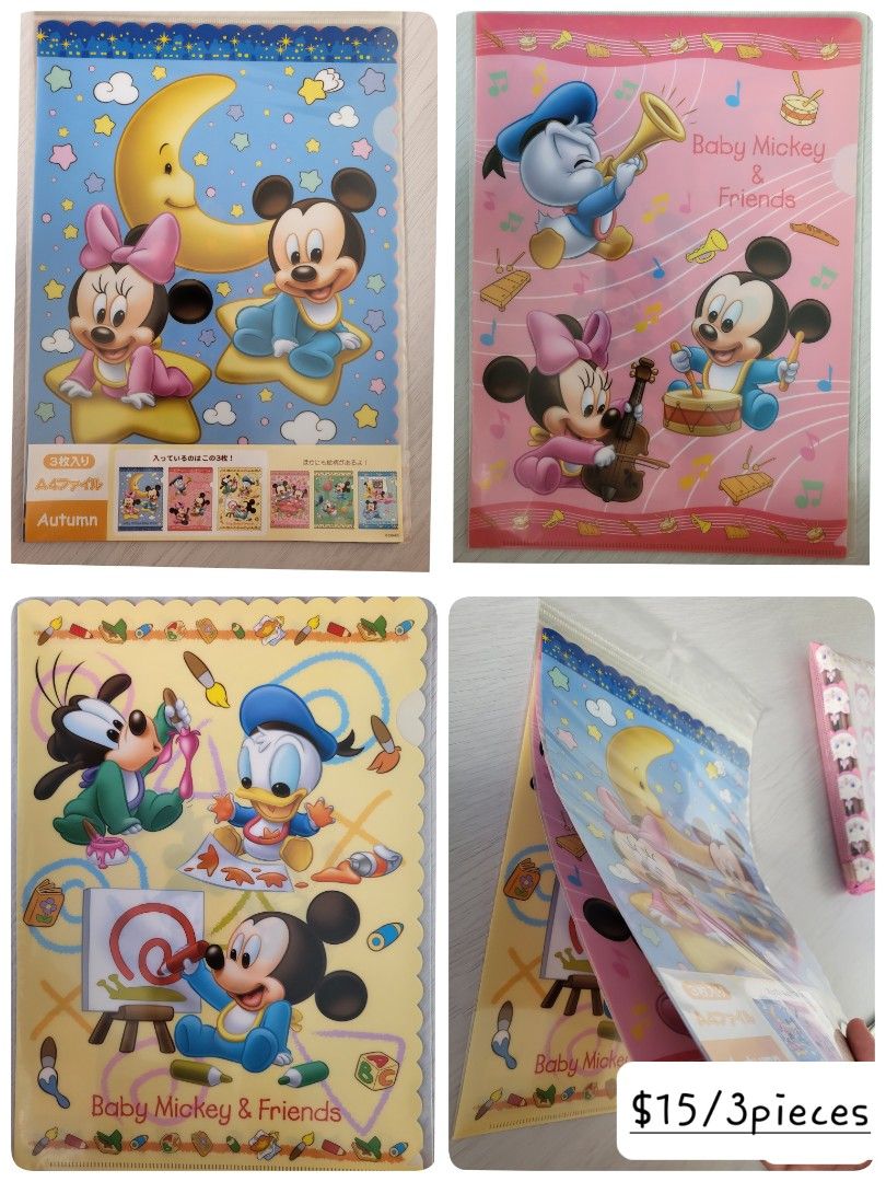 Disney A4 File, Hobbies & Toys, Stationery & Craft, Stationery & School ...