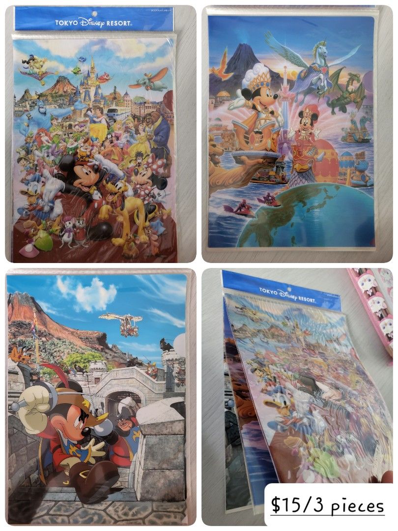 Disney A4 File, Hobbies & Toys, Stationery & Craft, Stationery & School Supplies on Carousell