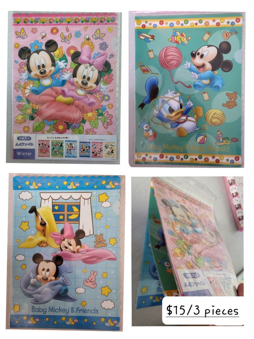 Disney A4 File, Hobbies & Toys, Stationery & Craft, Stationery & School ...