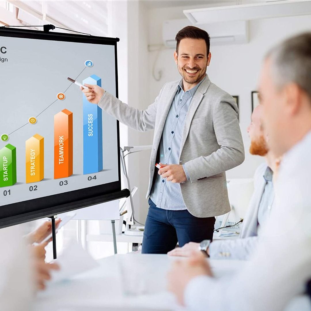 Display4top 60" Portable Projector Screen,4, TV & Home Appliances, TV ...