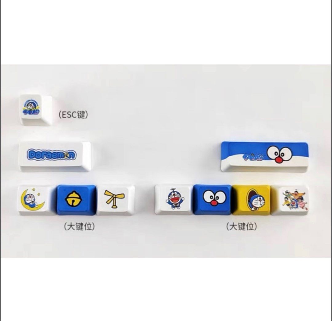 Doraemon Keycaps Computers And Tech Parts And Accessories Other Accessories On Carousell