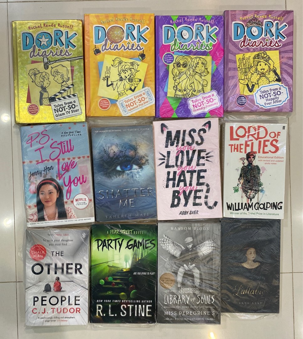 Dork Diaries | PS I Still Love You | Shatter Me | Miss Love Hate Bye ...