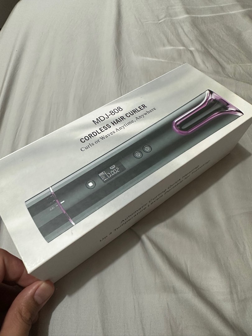 Dyson-Inspired Cordless Hair Curler Portable on Carousell