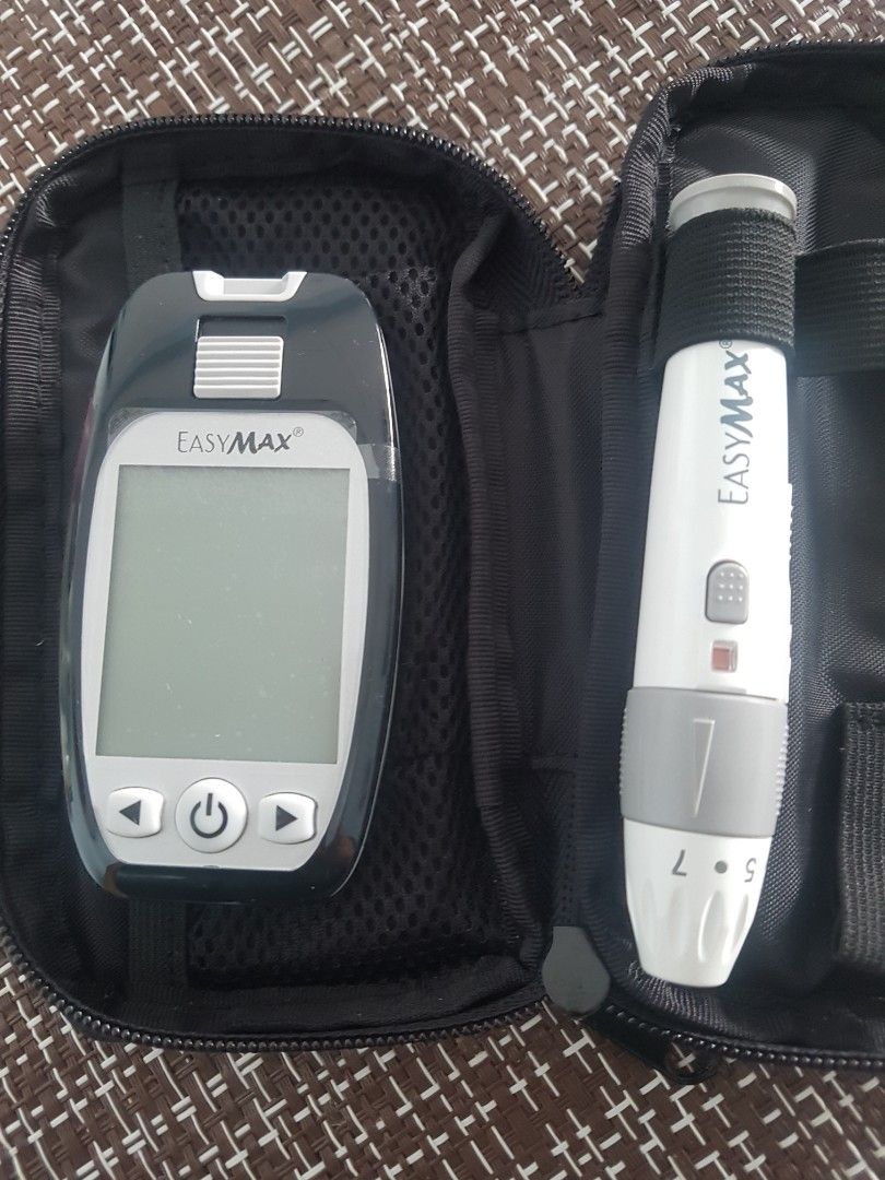 EASYMAX Blood glucose meter, Health & Nutrition, Health Monitors ...