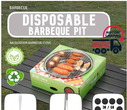 Eco Friendly Disposable BBQ Pit/ Quick Setup BBQ Pit/ Disposable BBQ ...