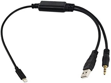 "Eidoct 3.5mm Car Audio Stereo USB Aux-in Charge Adapter Cable Fit BMW ...