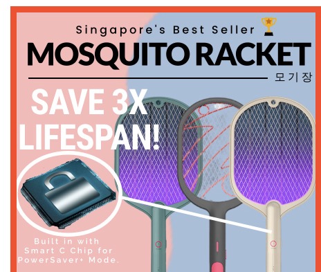 Electric Mosquito Racket Fly Swatter Killer Racquet Dual-Mode USB ...