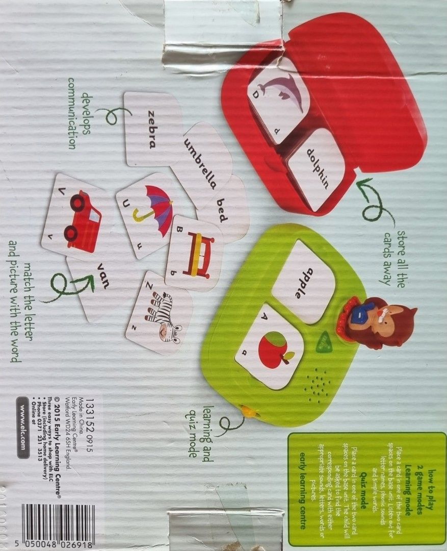 ELECTRONIC PHONICS PAIRS, Babies & Kids, Infant Playtime on Carousell