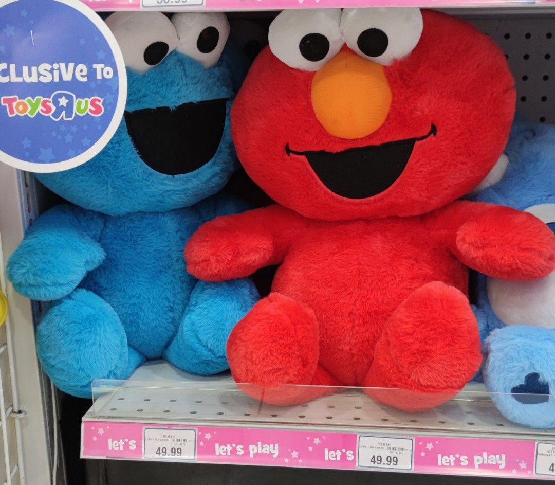 Elmo Original Soft Toy (Big Size) Red and Blue, Hobbies & Toys, Toys ...