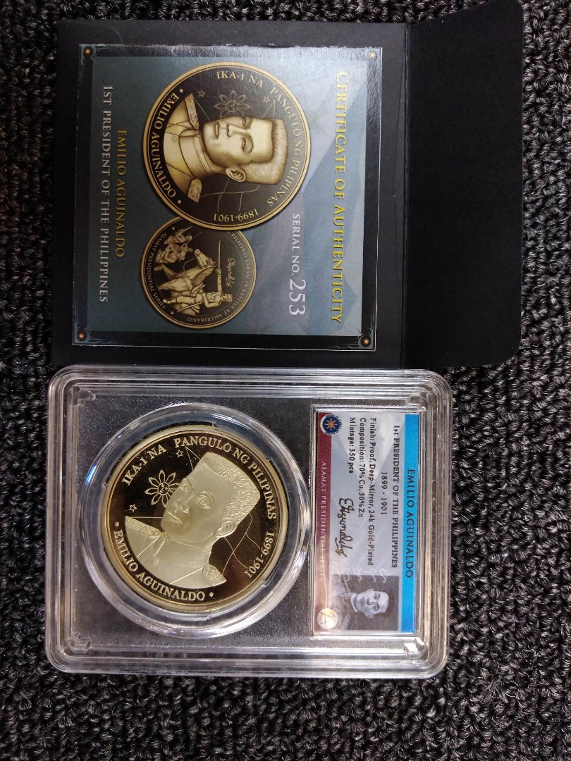 emilio aguinaldo commemorative coin, Hobbies & Toys, Memorabilia ...
