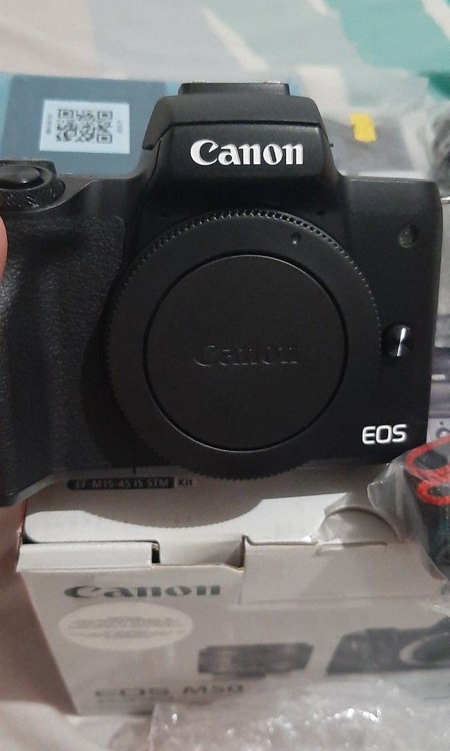 EOS M50 MARK II KIT 15-45 IS STM, Photography, Cameras on Carousell