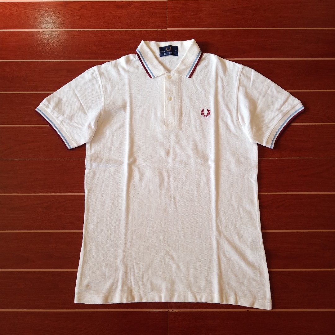 Fred Perry - Pique Twin Tipped, Men's Fashion, Tops & Sets, Tshirts ...