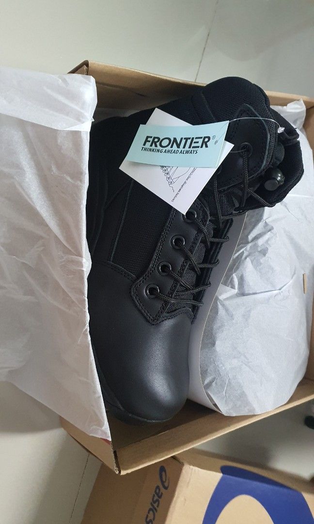 Frontier tactical boots, Men's Fashion, Footwear, Boots on Carousell