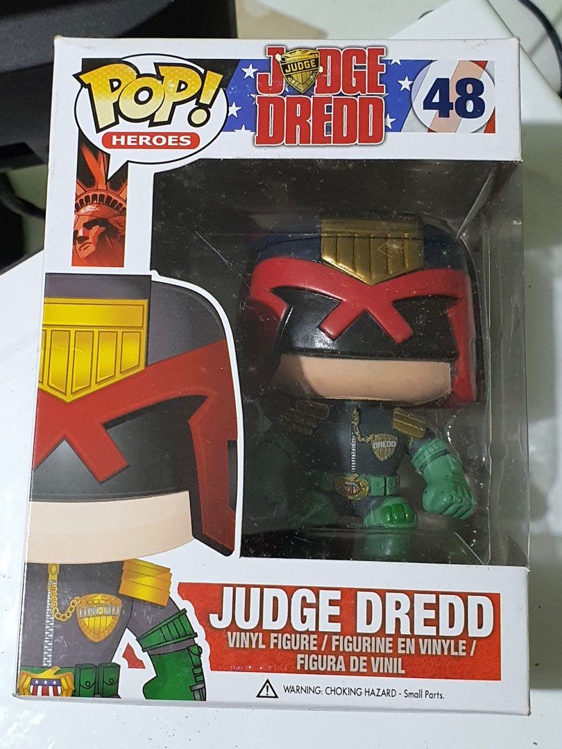 Funko Pop Judge Dredd #48, Hobbies & Toys, Toys & Games on Carousell