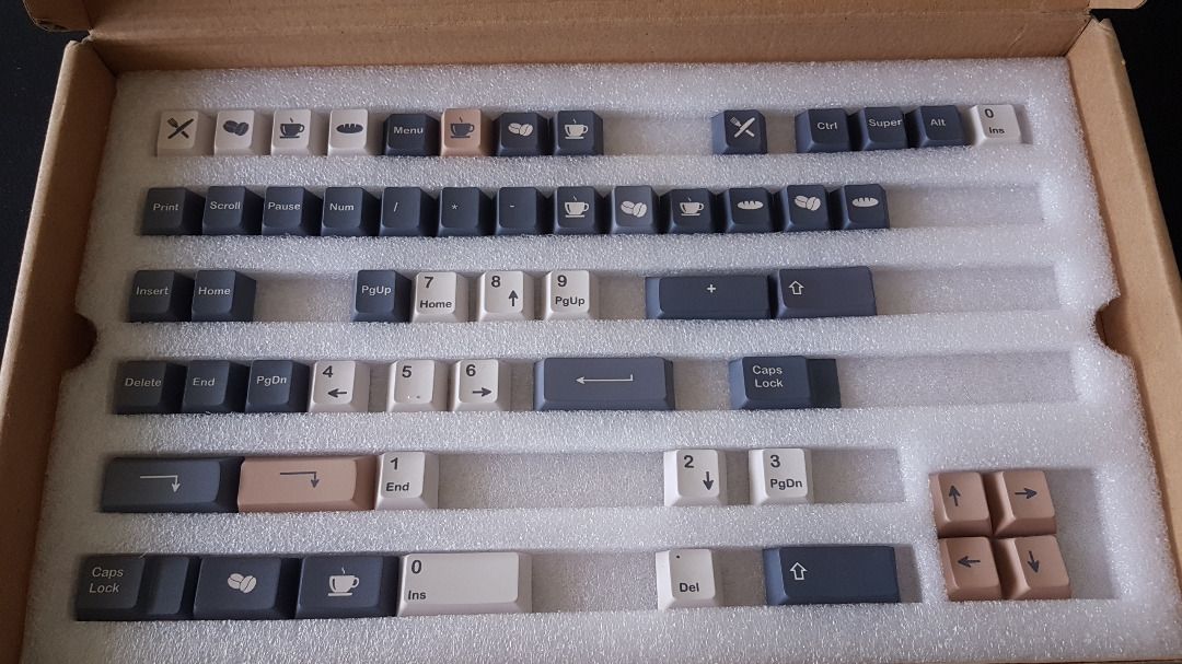 GMK Cafe Keycaps, Computers & Tech, Parts & Accessories, Computer ...
