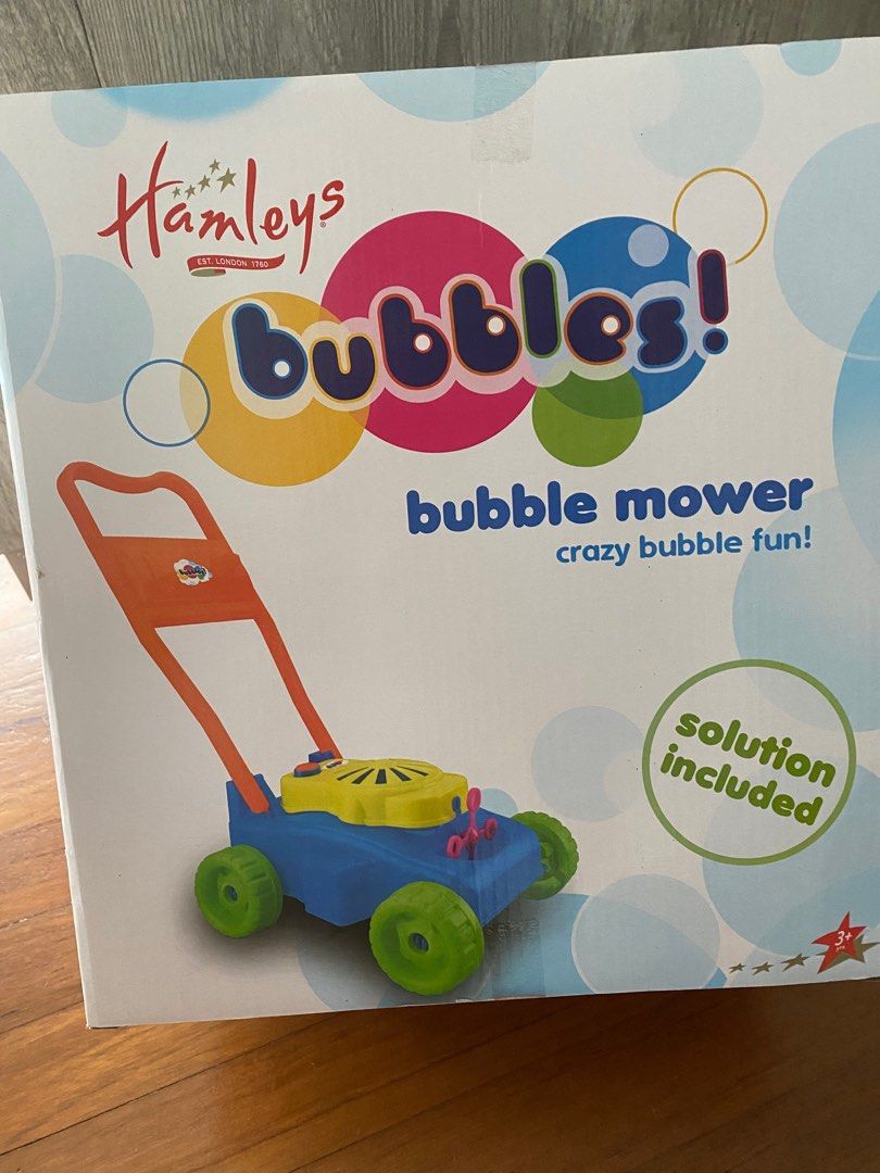 Hamleys bubble mower, Hobbies & Toys, Toys & Games on Carousell