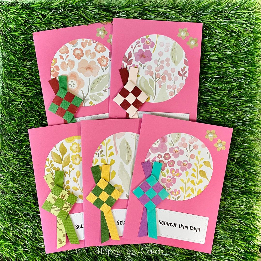 Handmade Hari Raya Cards, Hobbies & Toys, Stationery & Craft, Handmade ...