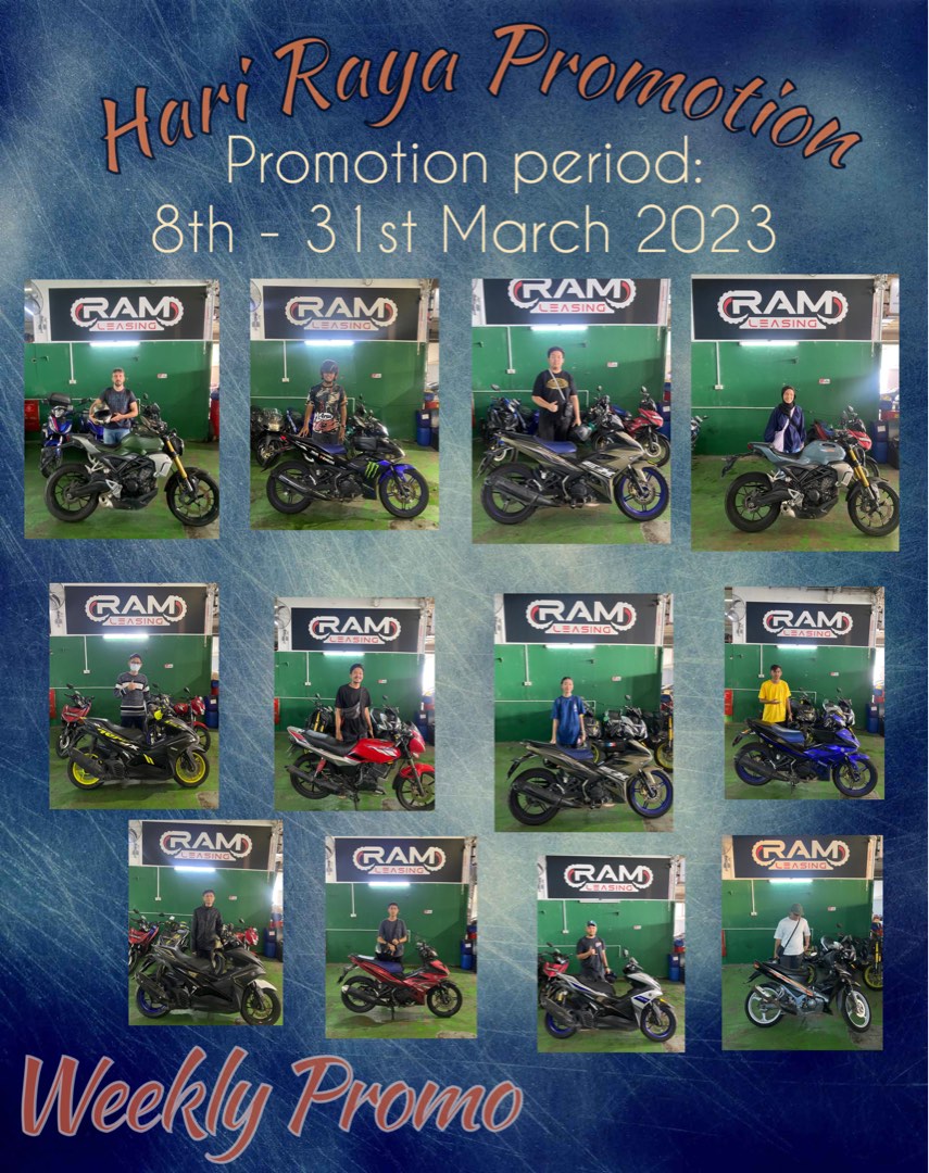 Hari Raya Promo (Weekly), Motorcycles, Motorcycle Rental on Carousell Hari Raya Promo (Weekly), Motorcycles, Motorcycle Rental on Carousell
