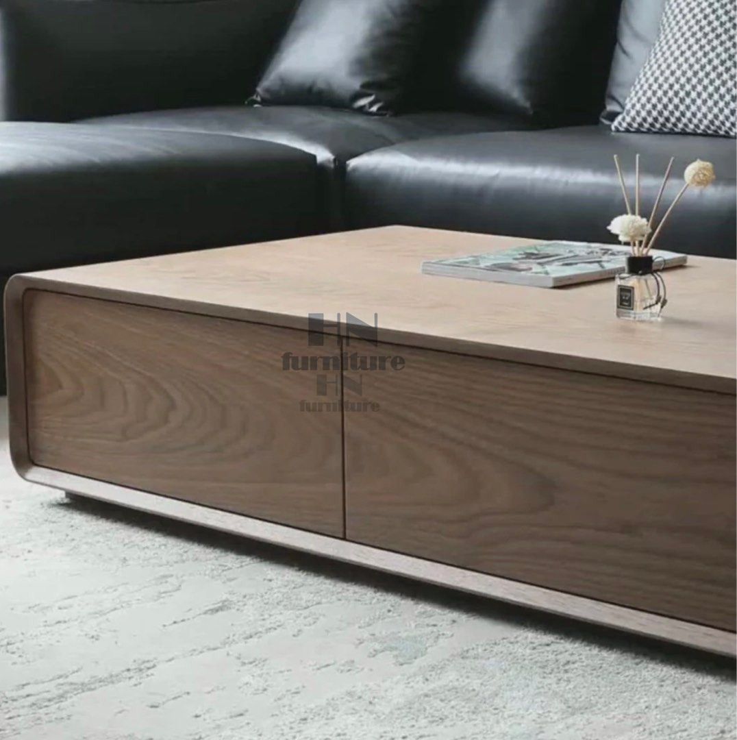 hn-0789 Timber Coffee Table, Furniture & Home Living, Furniture, Tables ...