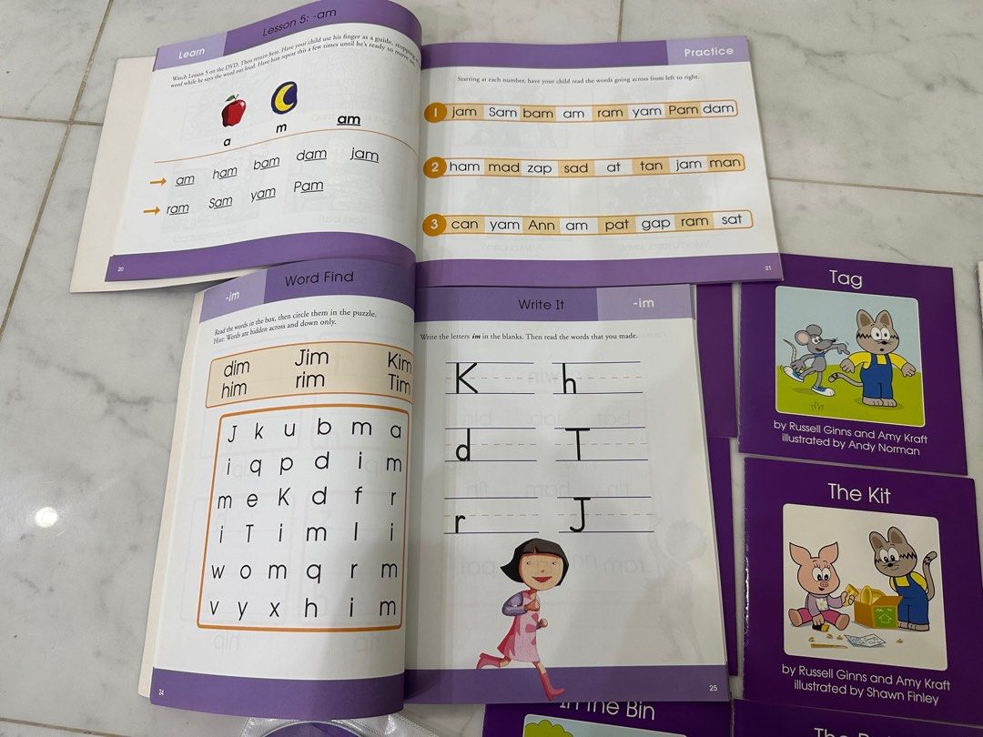 Hooked on phonics pre-k to second grade English whole series + Hooked ...