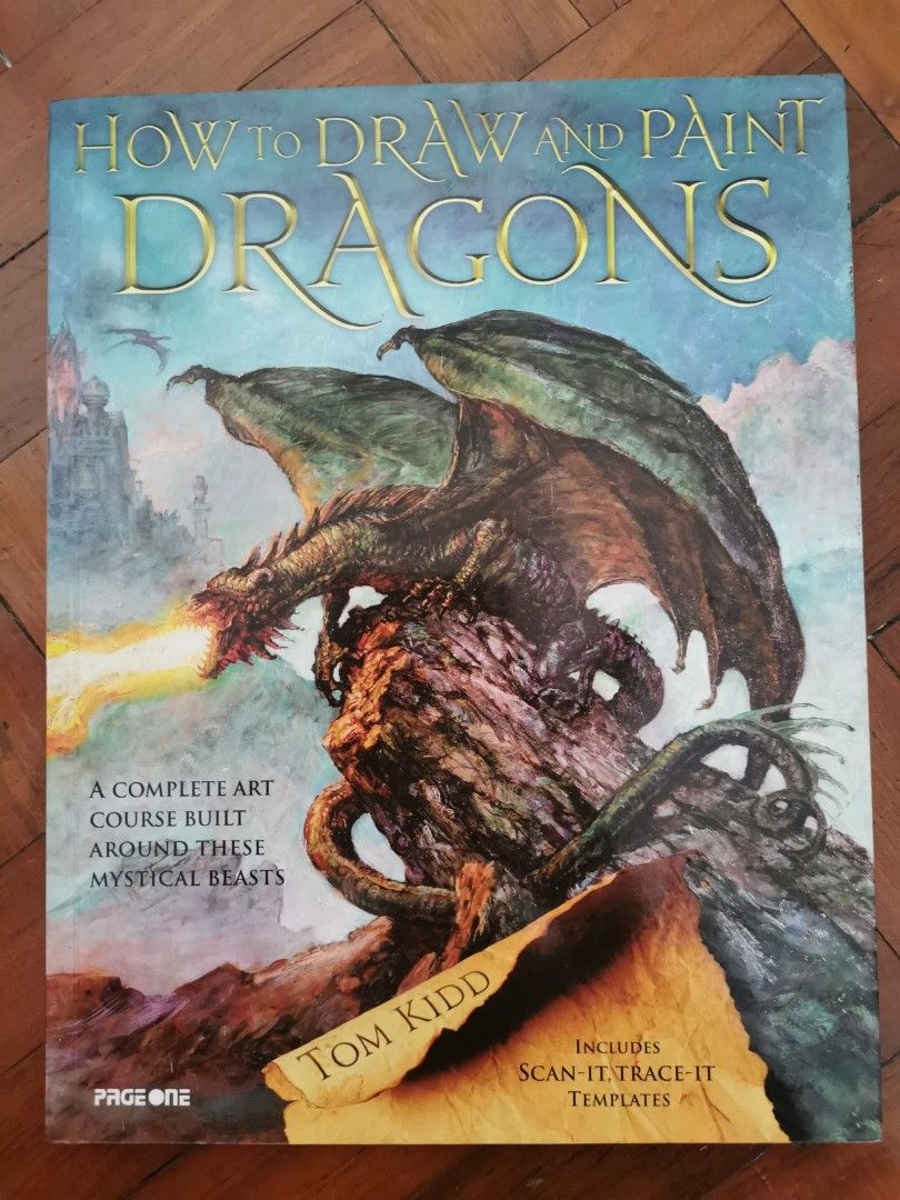 How to draw and paint dragons, Hobbies & Toys, Books & Magazines ...