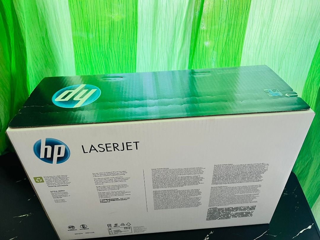 HP 16A Black Original LaserJet Toner Cartridge - (Q7516A), Computers ...