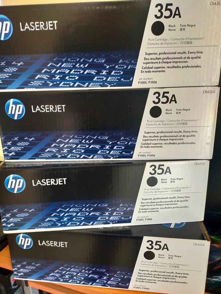 HP 35A Black Original LaserJet Toner Cartridge - (CB435A), Computers ...