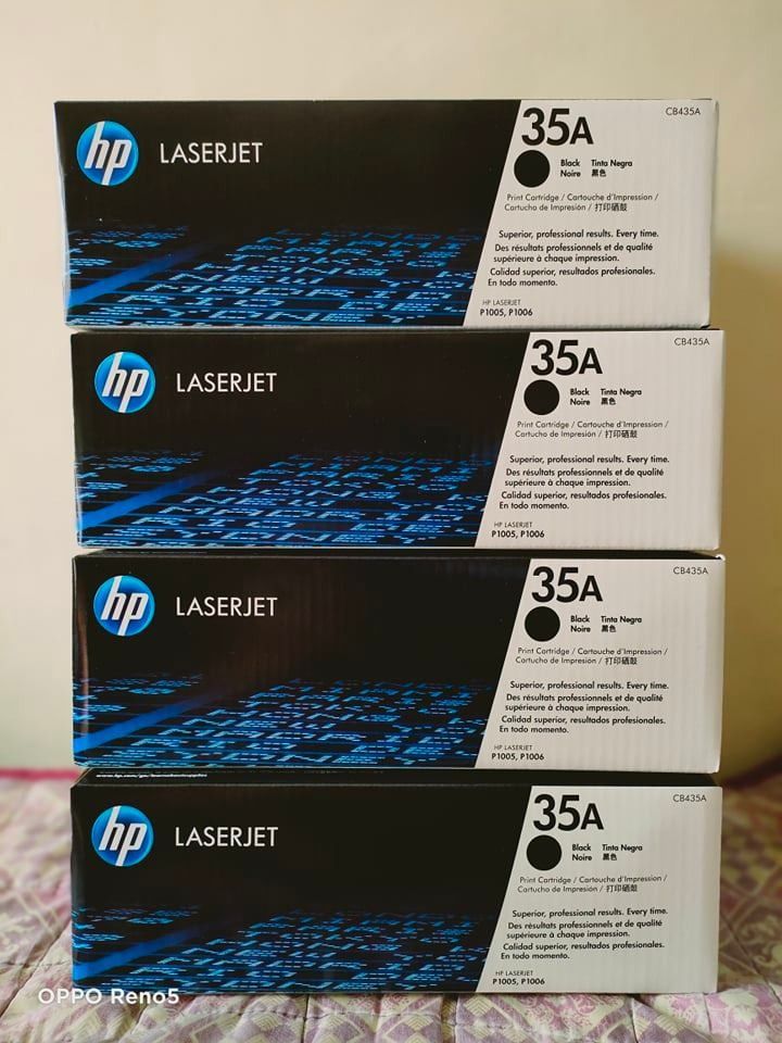 HP 35A Black Original LaserJet Toner Cartridge - (CB435A), Computers ...