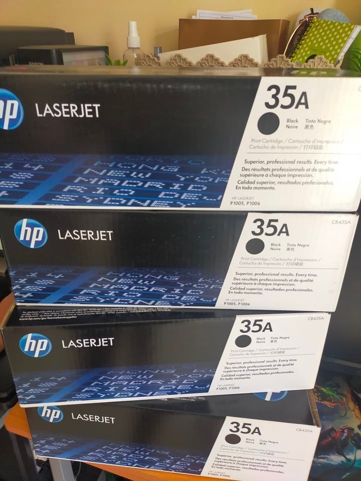 HP 35A Black Original LaserJet Toner Cartridge - (CB435A), Computers ...