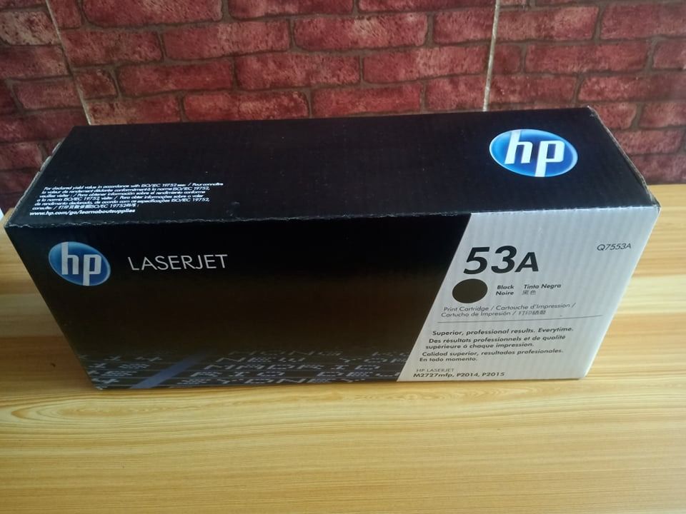 HP 53A Black Original LaserJet Toner Cartridge, Q7553A on Carousell