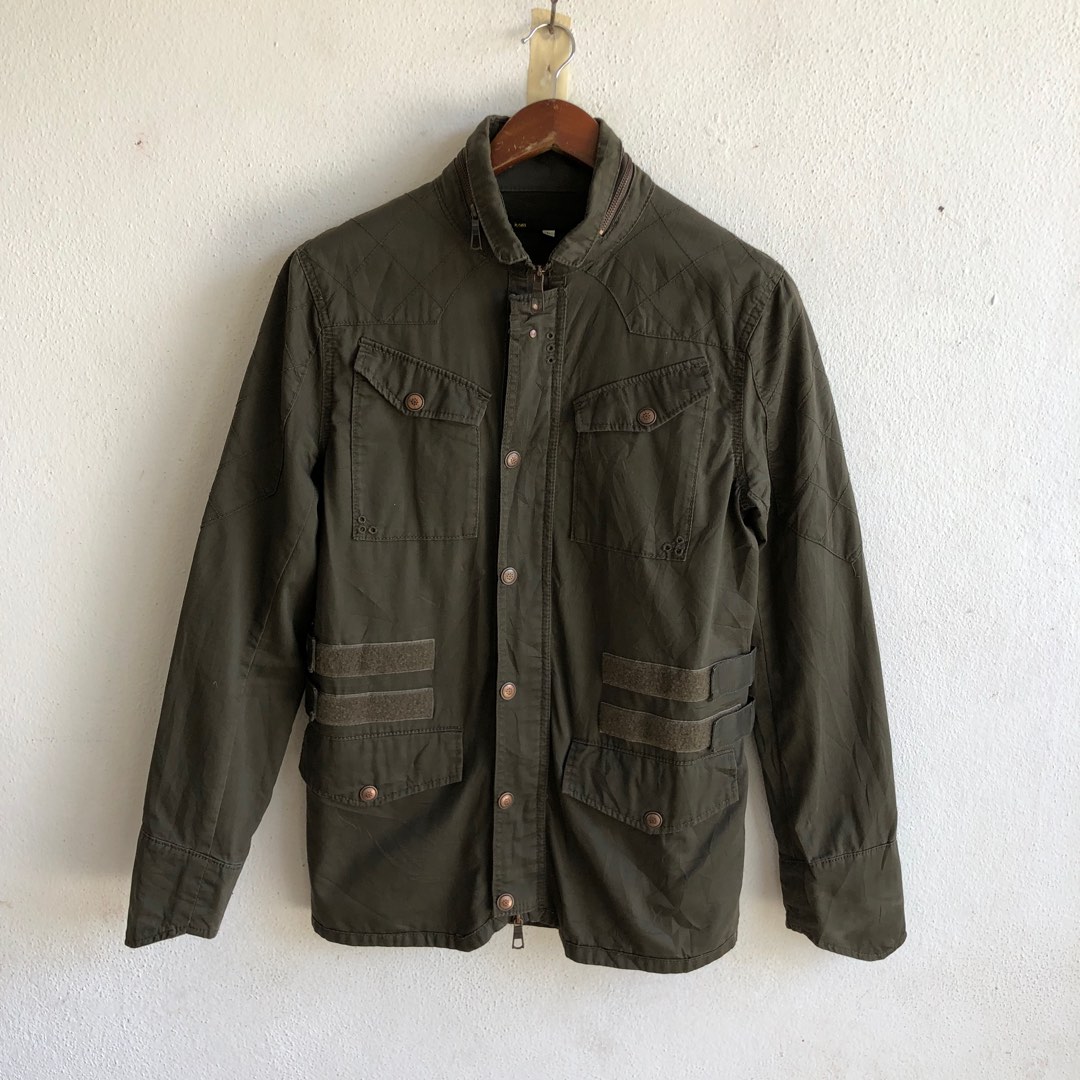 ICOM army jacket, Men's Fashion, Coats, Jackets and Outerwear on Carousell