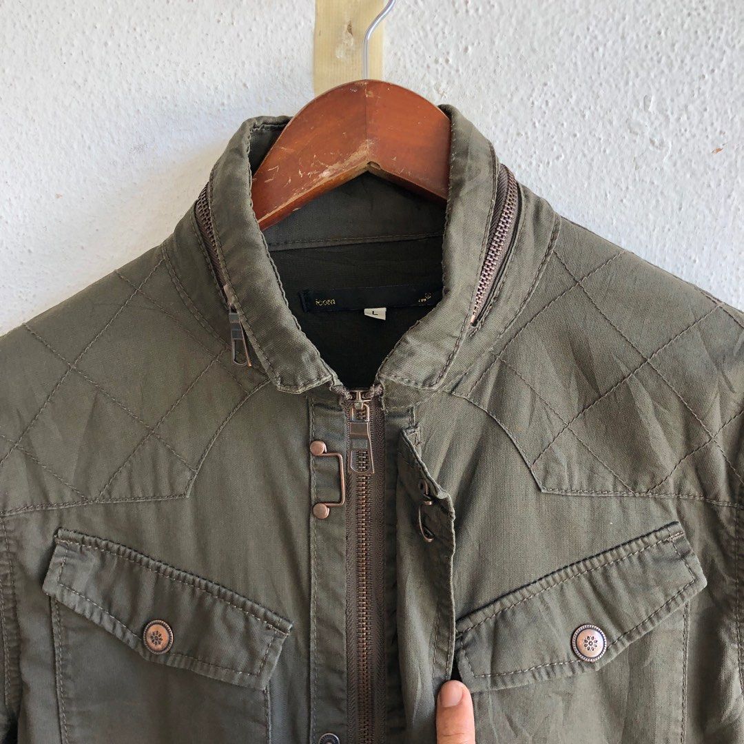 ICOM army jacket, Men's Fashion, Coats, Jackets and Outerwear on Carousell