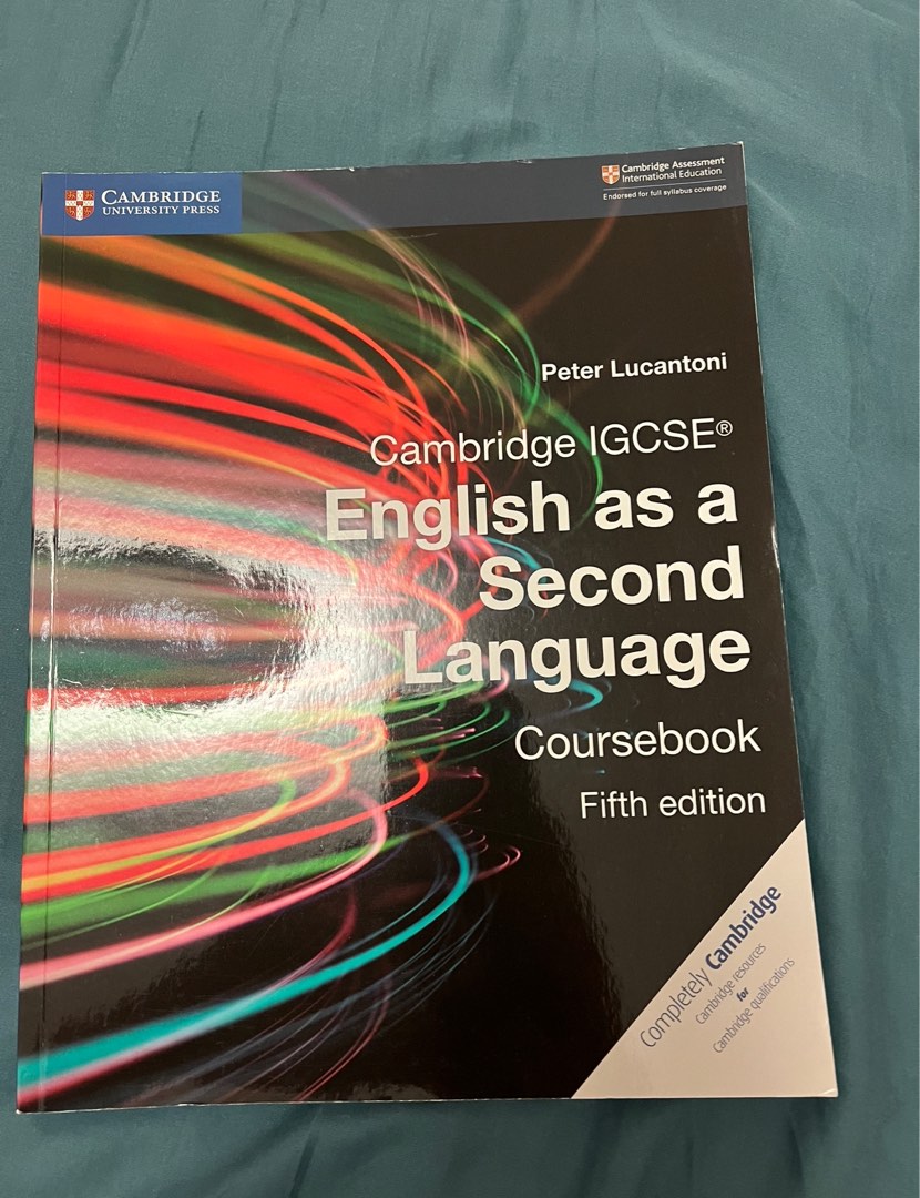 [IGCSE] Cambridge English as a Second Language Course Book, 興趣及遊戲, 書本 & 文具, 教科書 - Carousell