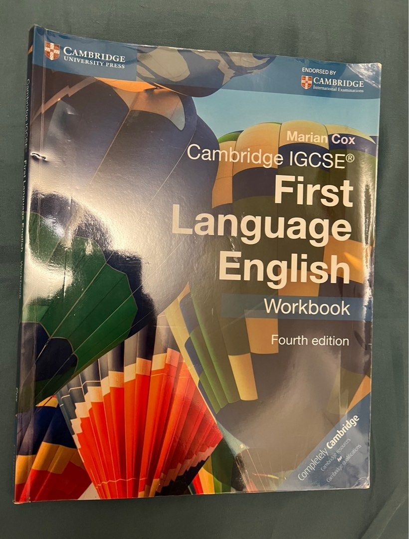 [IGCSE] Cambridge First Language English Workbook, 興趣及遊戲, 書本 & 文具, 教科書 ...