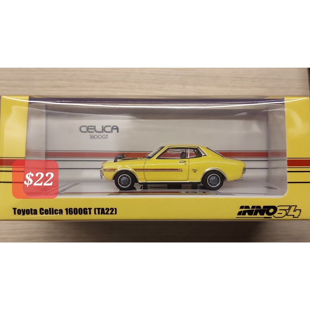 Inno64 Toyota Celica 1600GT TA22 JDM 1/64 not tarmac works ignition model tomica hotwheels hot ...