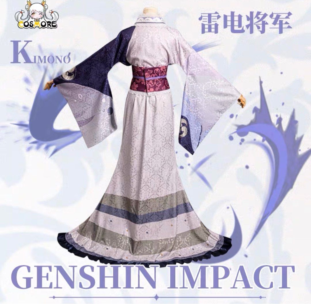 Interest check: Raiden Shogun ei kimono cosplay Genshin impact ...