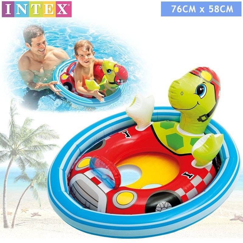 Intex 59570 Inflatable Cute Animal Design Kiddie Pool Rider, Hobbies ...