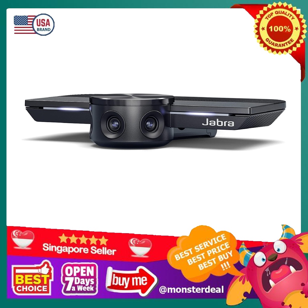 Jabra PanaCast – Intelligent 180° Panoramic-4K Huddle Room Video Camera ...