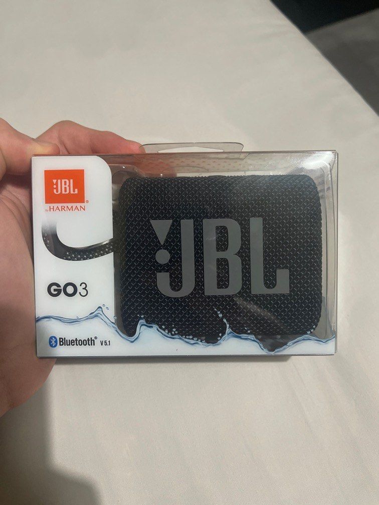 JBL GO 3 Black, Audio, Soundbars, Speakers & Amplifiers on Carousell