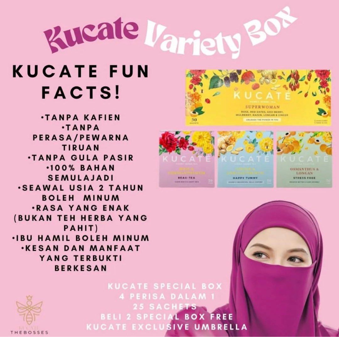 Kucate Special Edition 4 in 1 box, Food & Drinks, Beverages on Carousell