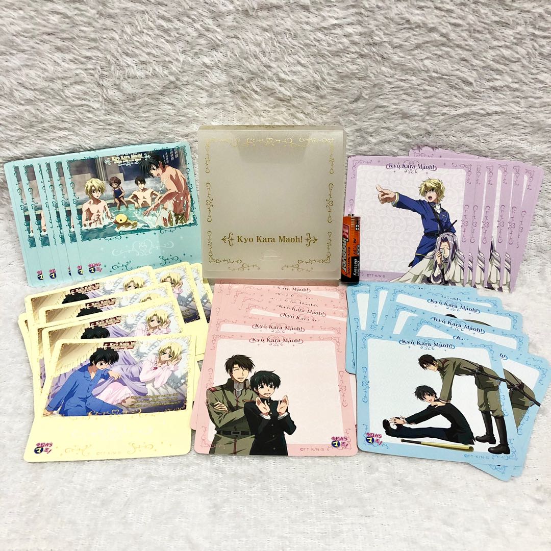 Kyo Kara Maoh! God Save Our King Card Set Anime Merch Yuuri Shibuya Von ...