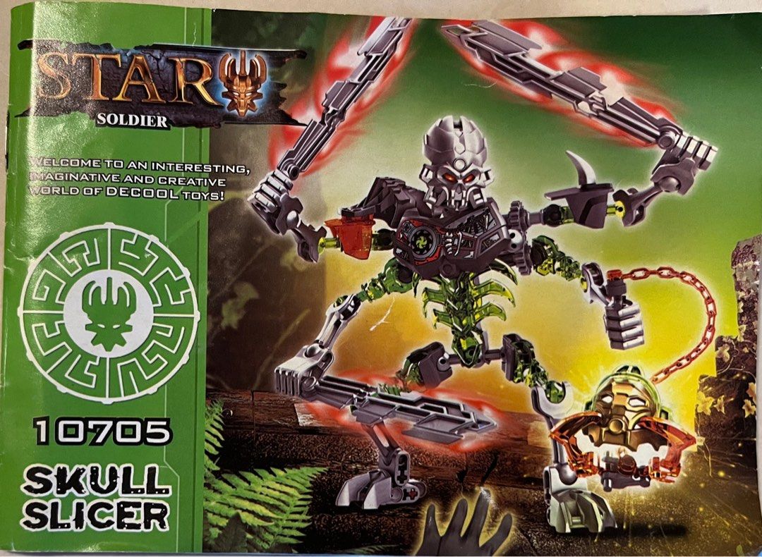 bionicle star soldier skull slicer building kit, Hobbies & Toys, Toys ...