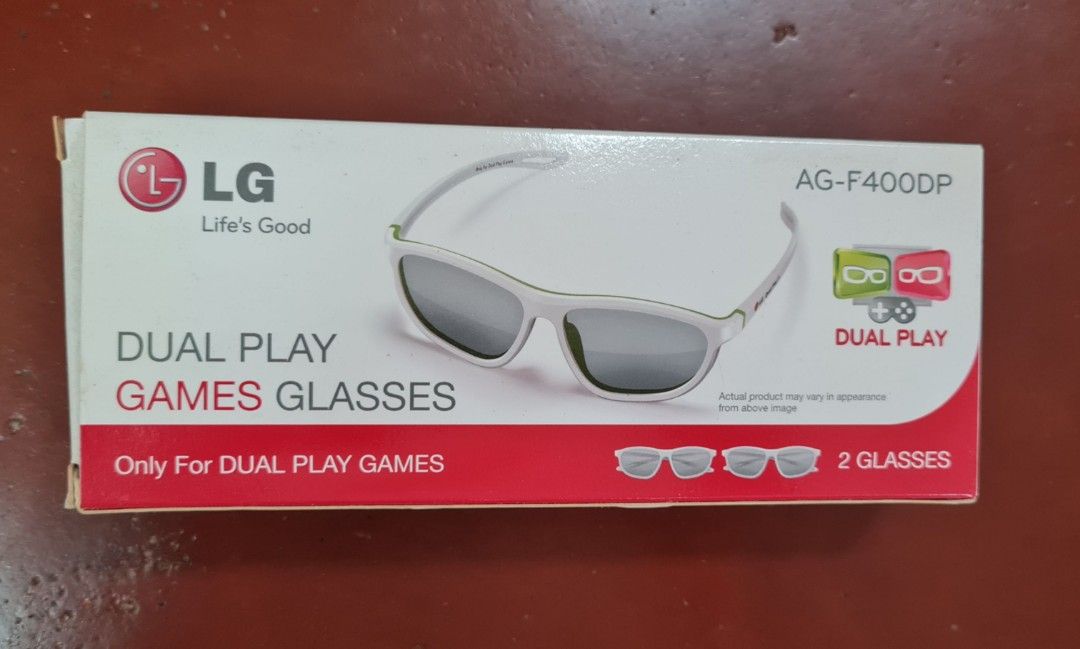 LG DUAL PLAY GAMES GLASSES, TV & Home Appliances, TV & Entertainment ...