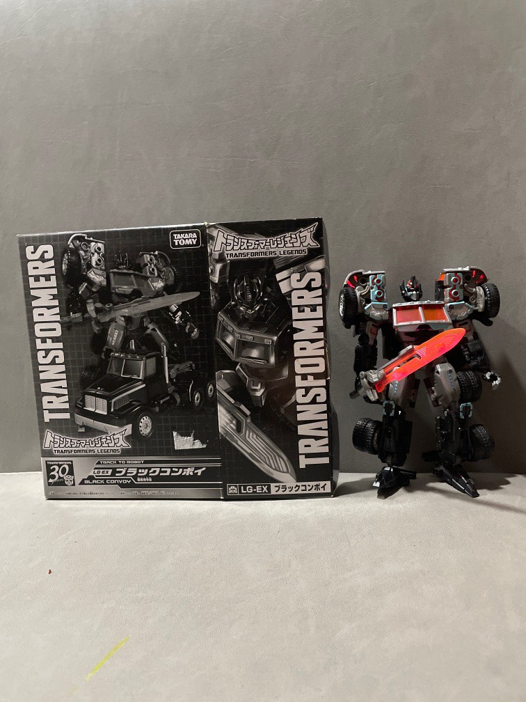 LG-EX Transformers Legends Black Convoy Scourge/ Nemesis Prime ...