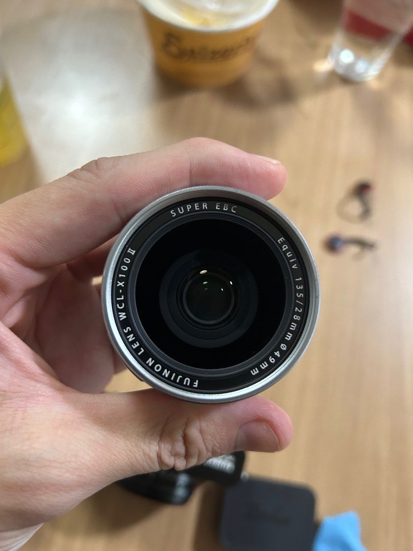 Lightly used X100V with wcl-x100 ii, Photography, Cameras on Carousell